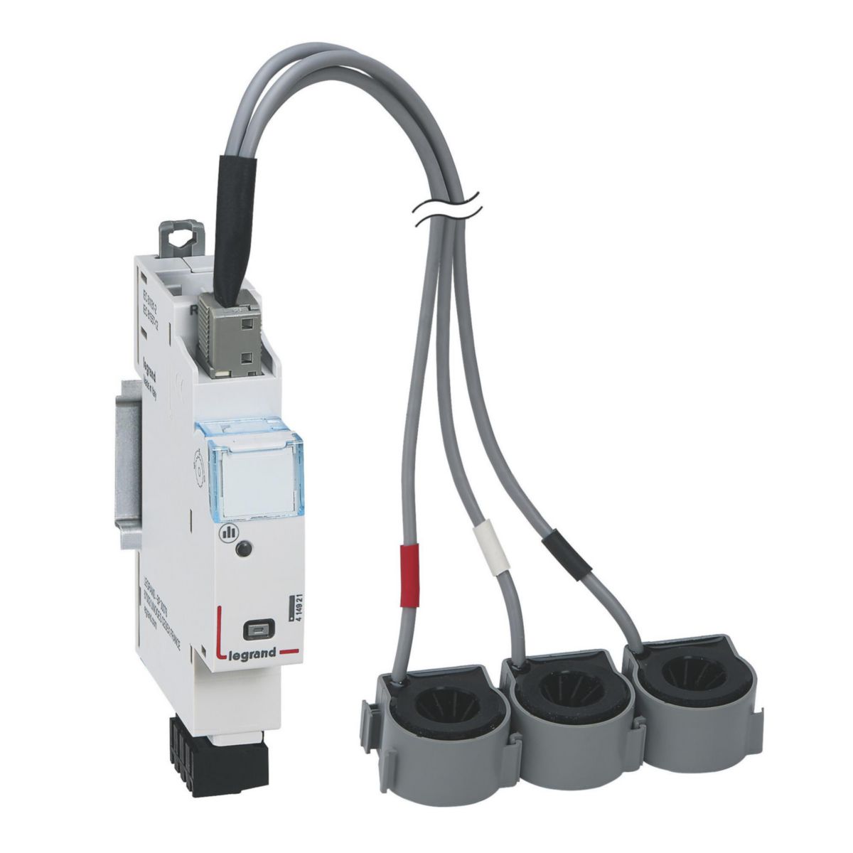 LEGRAND - Module de mesure triphasé EMS CX3 + 3 tores fermés 125 A ...