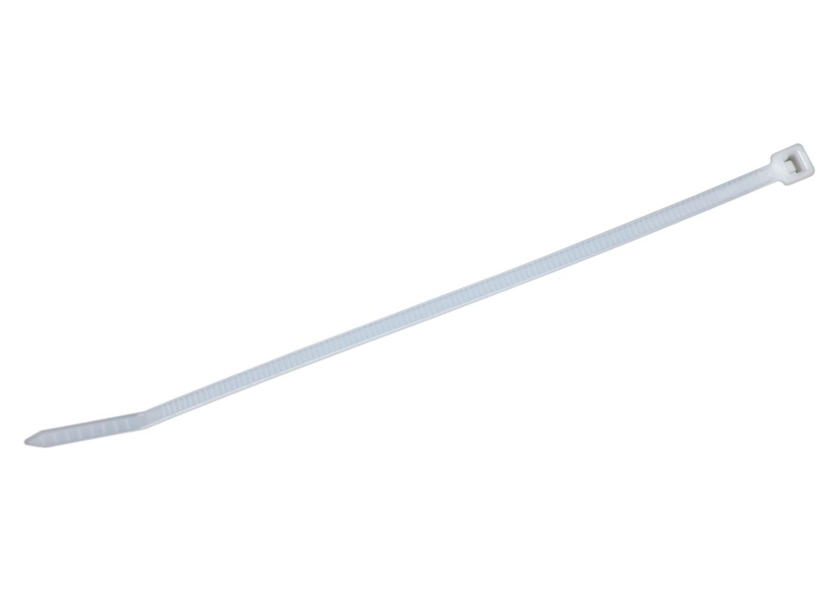 NOVIPRO - Collier de serrage blanc 3,6x200 (sachet x 100) NOVIPRO | CDL ...