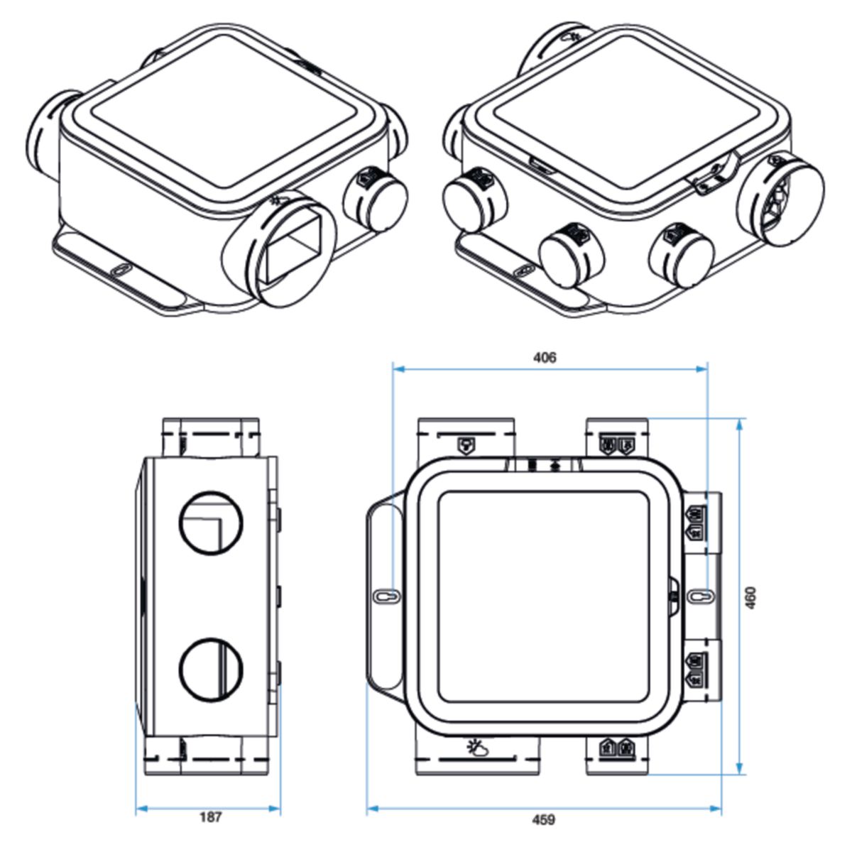ALDES - Kit VMC simple flux EasyHOME Autoréglable COMPACT Classic livré ...