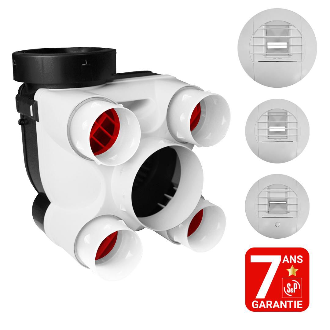 S&P - Kit VMC simple-flux hygroréglable de type B, très basse ...