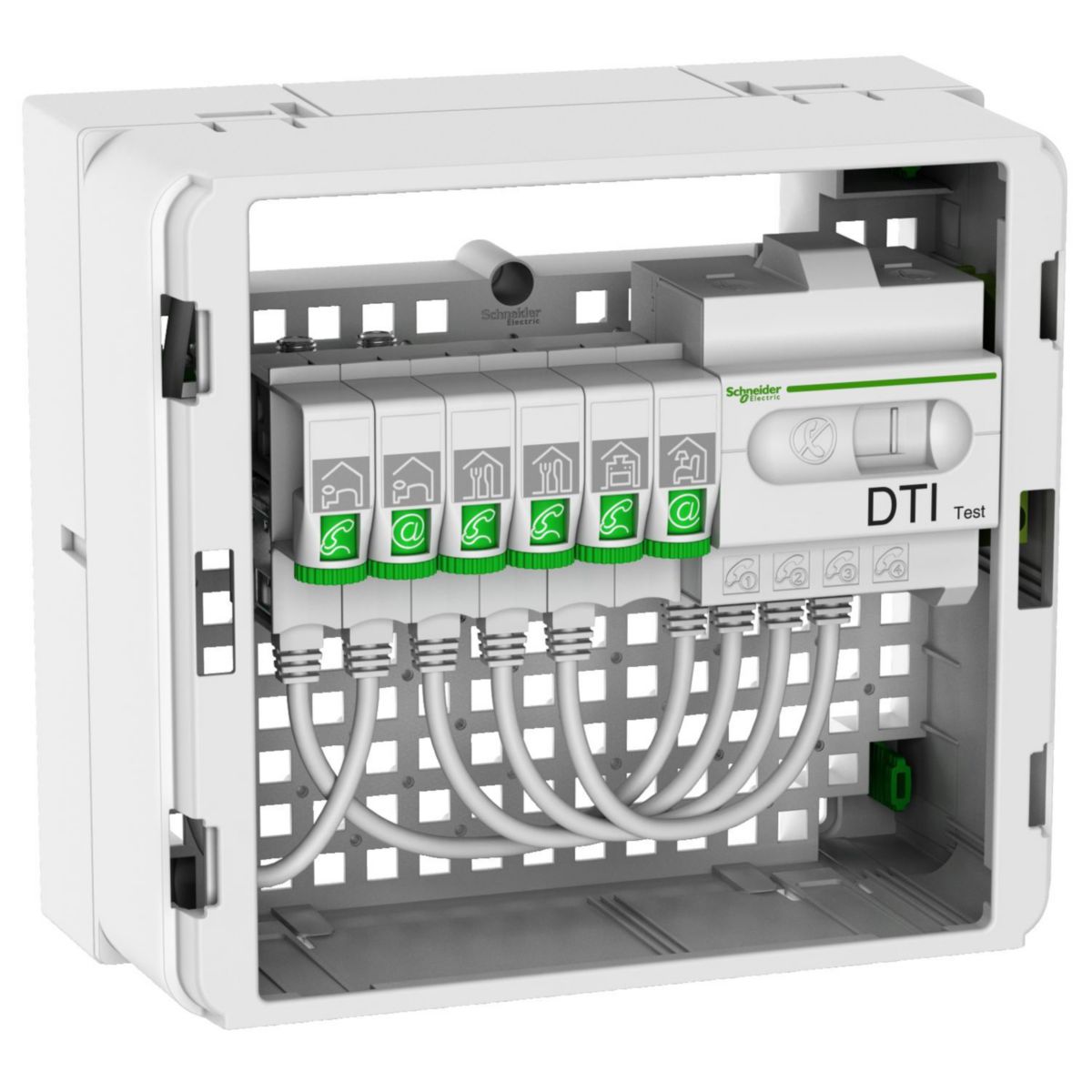 SCHNEIDER ELECTRIC - Coffret de communication LEXCOM HOME Grade 2TV ...