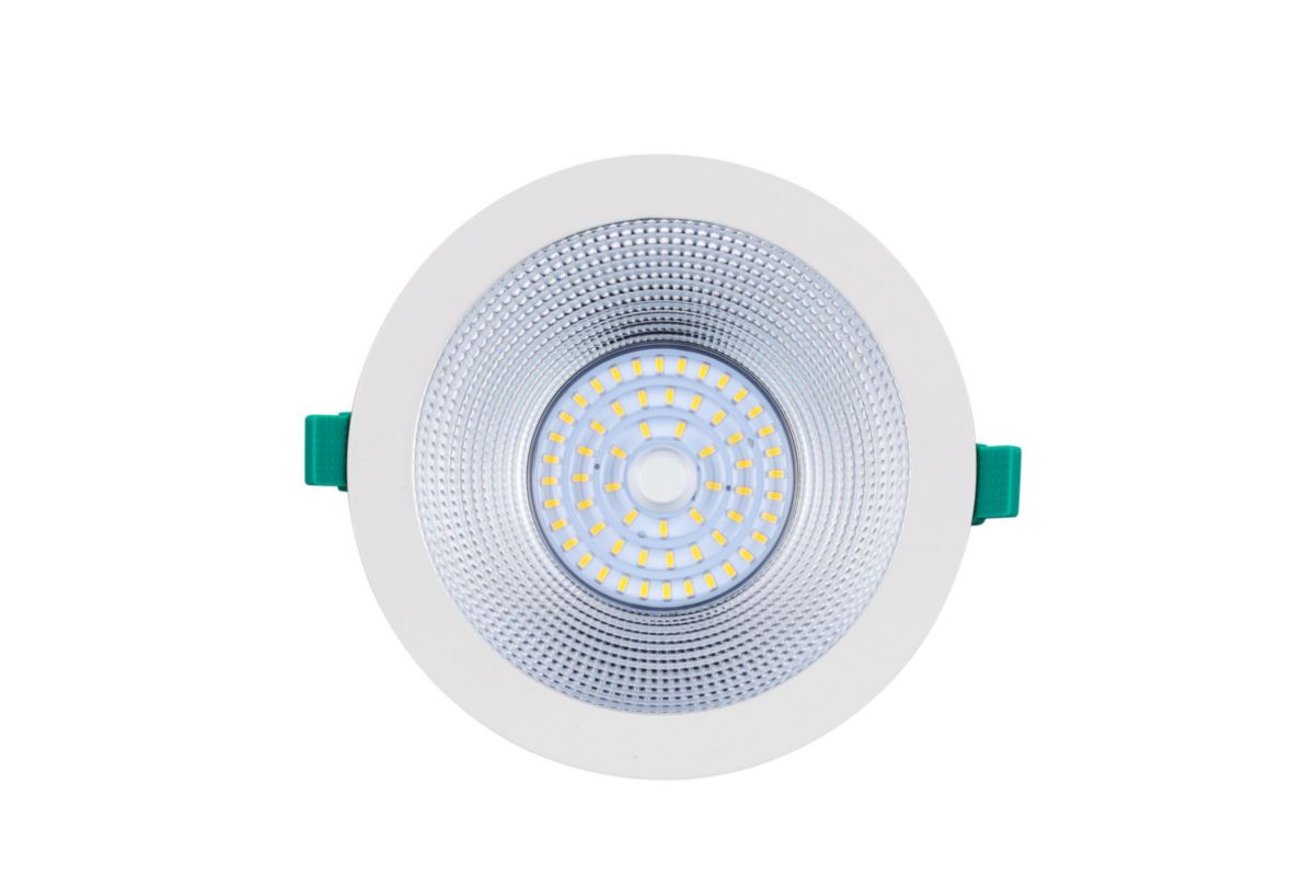 SYLVANIA - Downlight Led rond Insaver Slim - UGR19 - IP44 - 20 W - 2400 ...