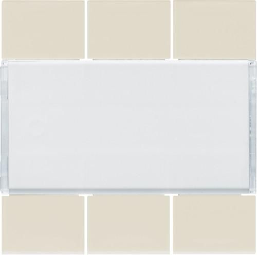 HAGER - Enjoliveur 6pb knx gallery dune Réf. WXE306D | CDL ELEC