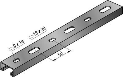 NIEDAX - Strut 41x21x1,80 p 3m gc 653005 | CDL ELEC