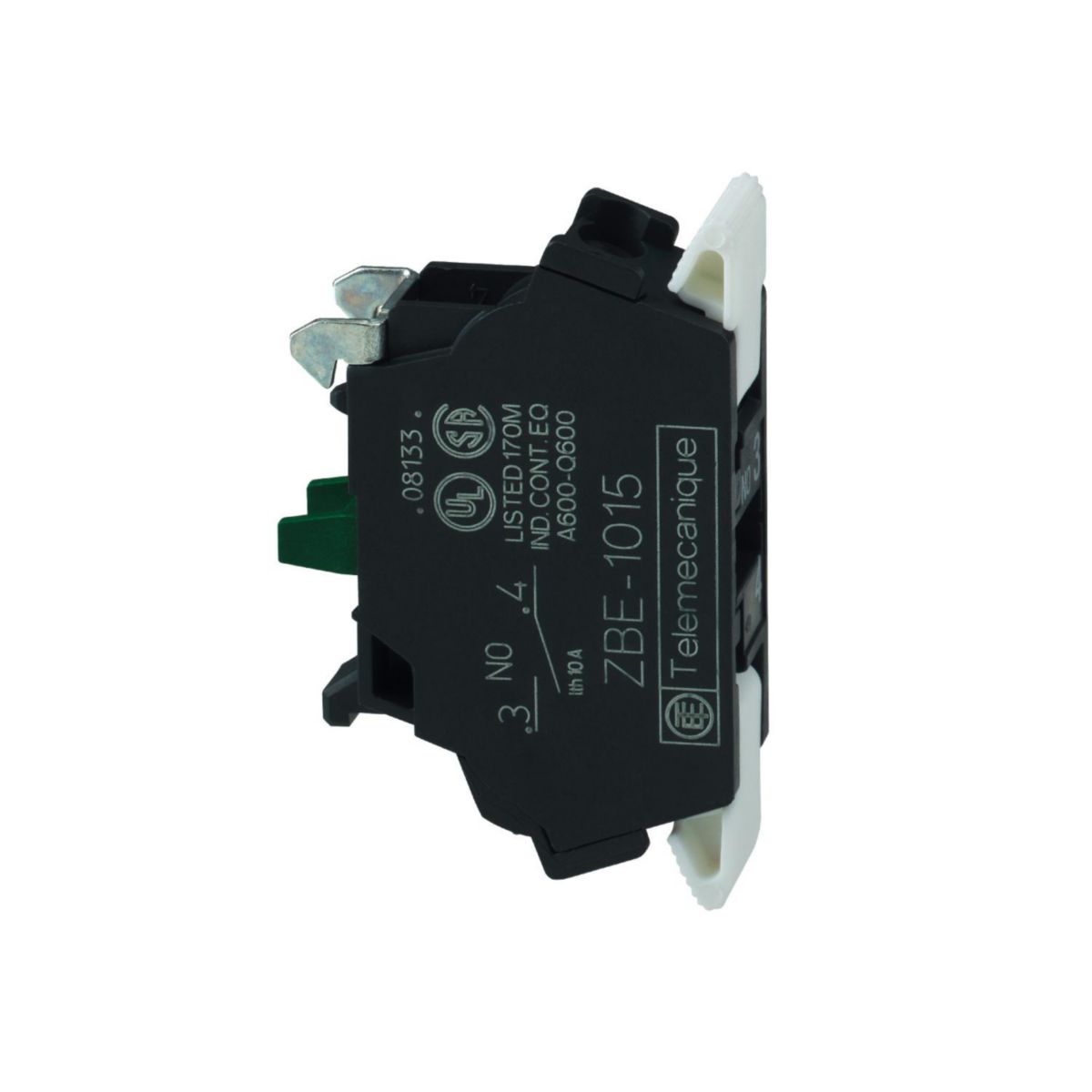 SCHNEIDER ELECTRIC - Bloc contact simple 1no borne a ressort réf ...