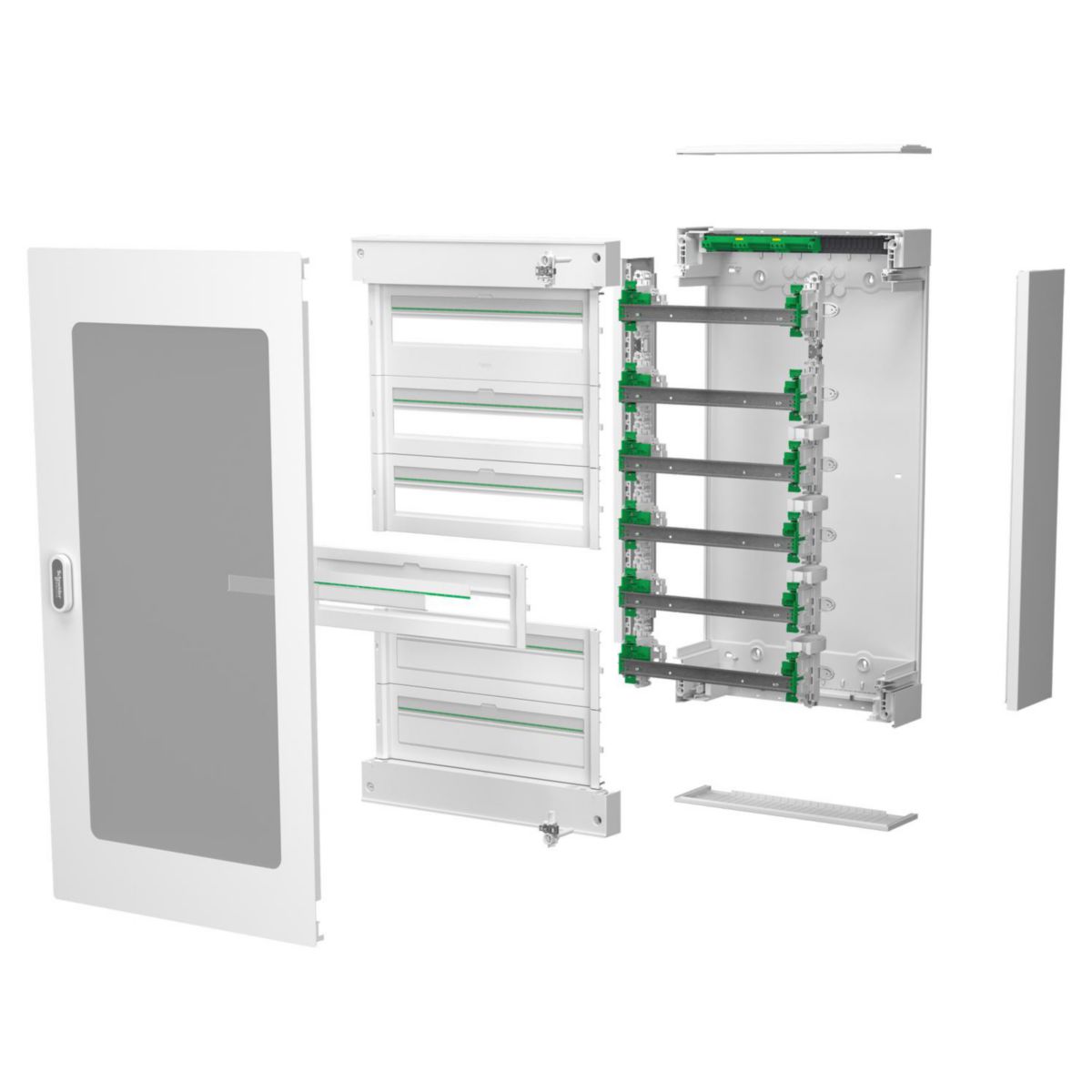 SCHNEIDER ELECTRIC - PrismaSeT S - coffret saillie plastique et métal 4 ...