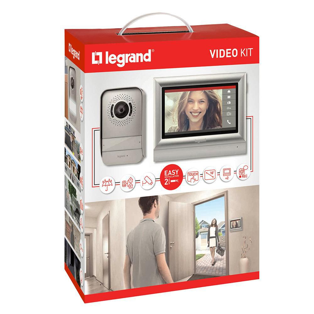 LEGRAND Legrand Kit portier visiophone ecran tactile 10 Ref.369330 CDL ELEC