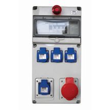 GEWISS - Coffret de chantier triphasé + neutre IP44 Réf. FR60334P | CDL-ELEC