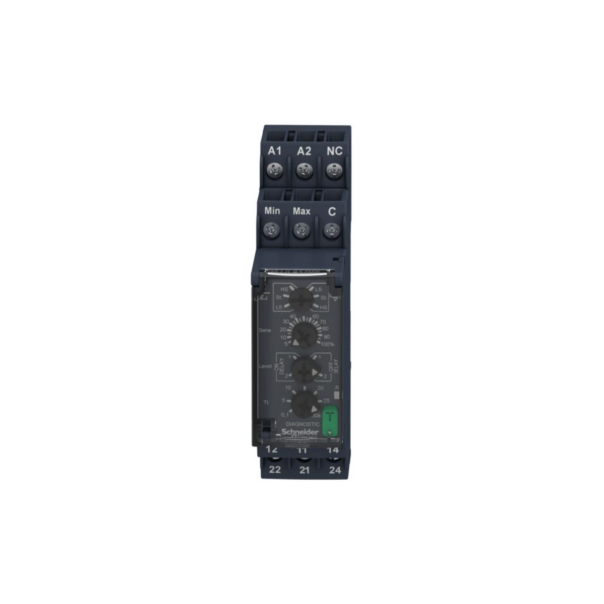 SCHNEIDER ELECTRIC - Zelio control rm22 - relais controle de niveau - 2of - 24 à 240vca/cc Réf ...