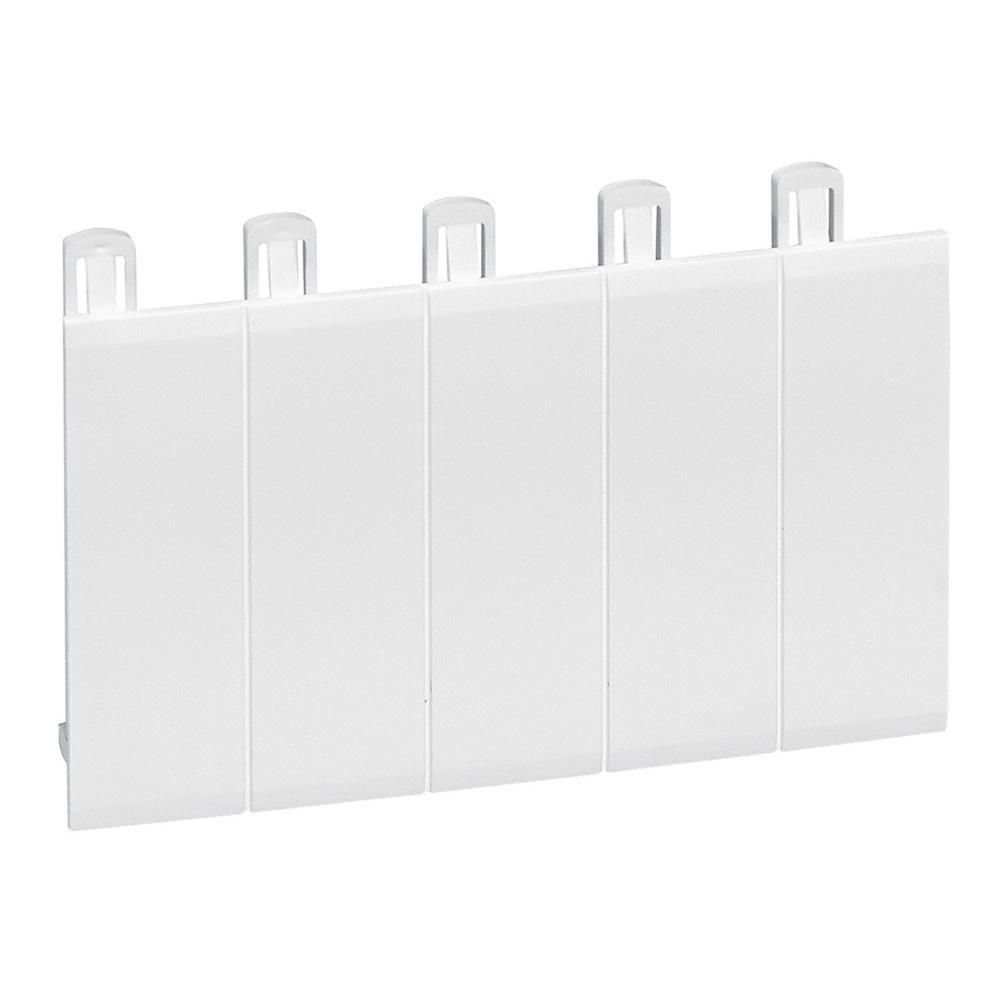 LEGRAND - Obturateur 5 modules blanc RAL 9010 Ref.001660 | CDL-ELEC