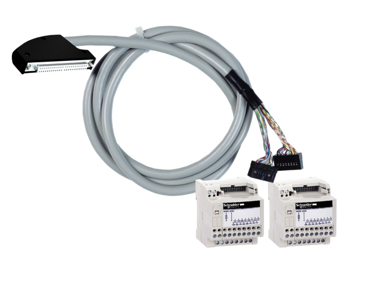 SCHNEIDER ELECTRIC - Telefast m340 kit de racc e/s eco 2m réf ...