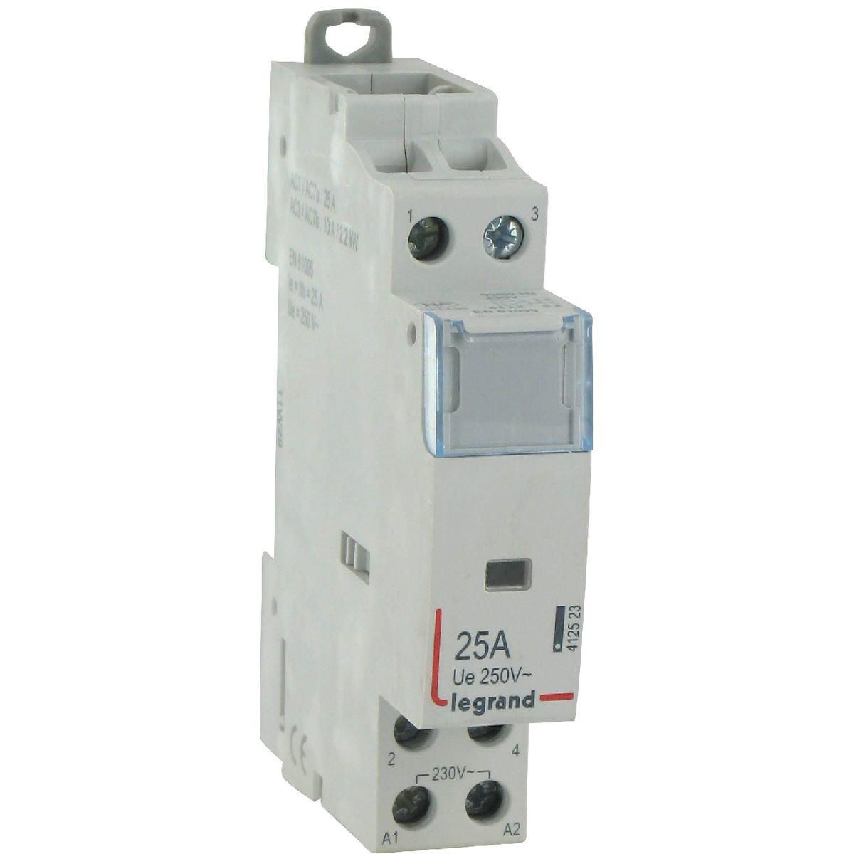 LEGRAND - Contacteur 230V 25A 2F R.92702 Réf 210092702 | CDL-ELEC