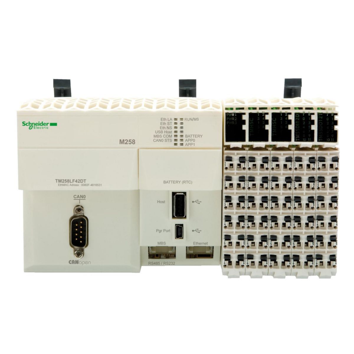 SCHNEIDER ELECTRIC - M258 ctrl eth can sl 42di réf. TM258LF42DT | CDL-ELEC