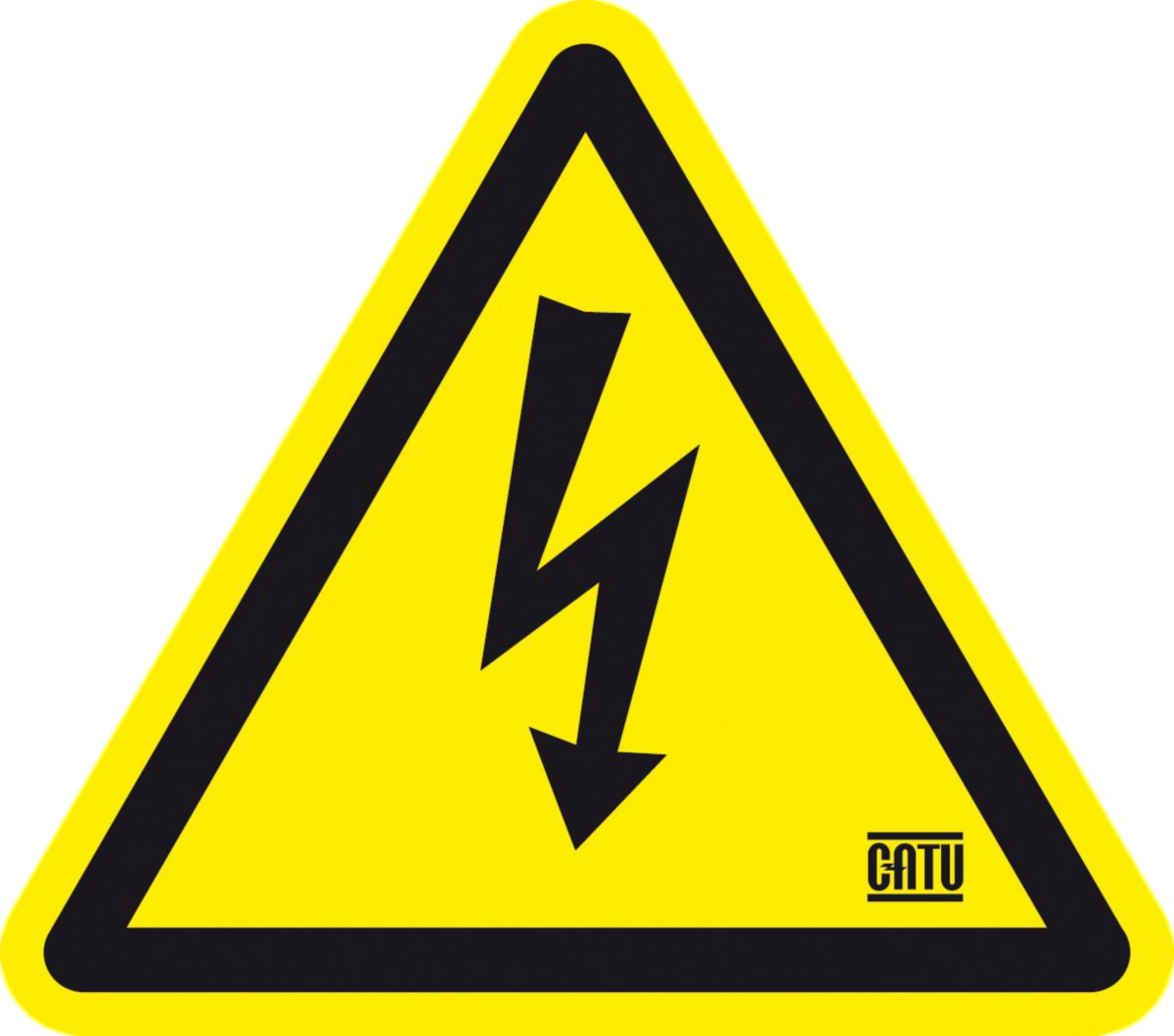 CATU - Etiquettes adhésives ''danger électrique'' - triangle côté 250 ...