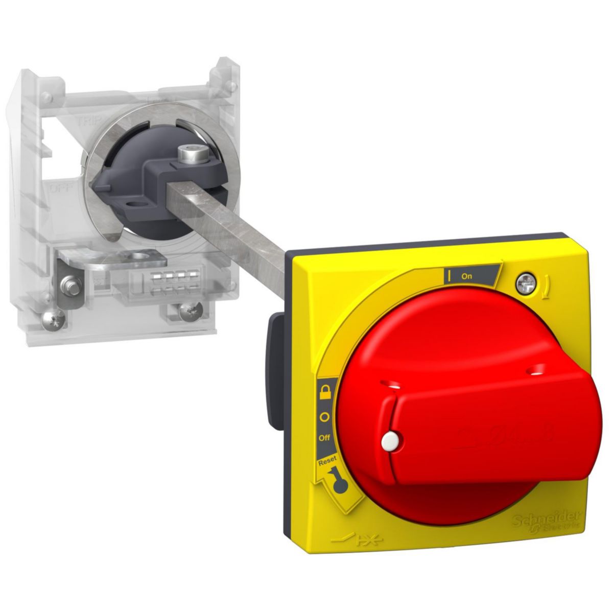 SCHNEIDER ELECTRIC - Kit poignee gv2 red ip65 sans trip réf. GV2APN04 ...