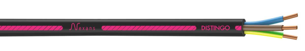 NEXANS - Câble rigide U-1000 R2V 3G1,5 - couronne de 25 mètres | CDL-ELEC